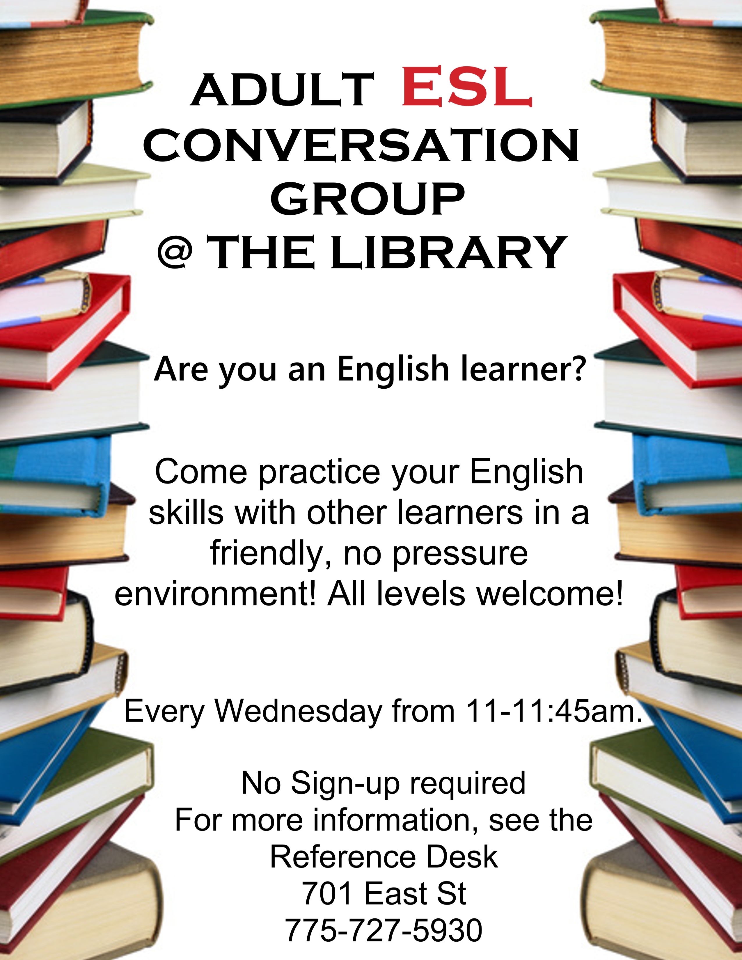 Esl Conversation Group | Pahrump Community Library